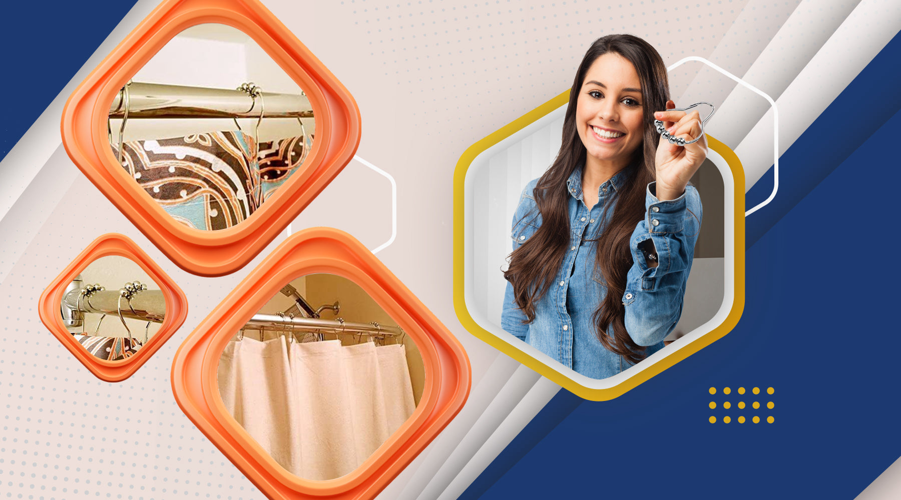 HASTHIP® Stainless Steel Curtain Hooks– Hasthip