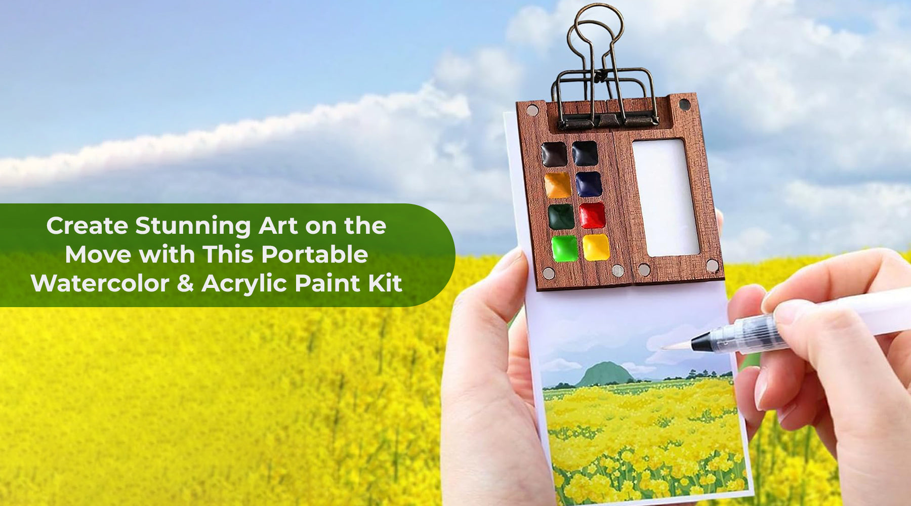 Create Stunning Art on the Move with This Portable Watercolor & Acryli ...