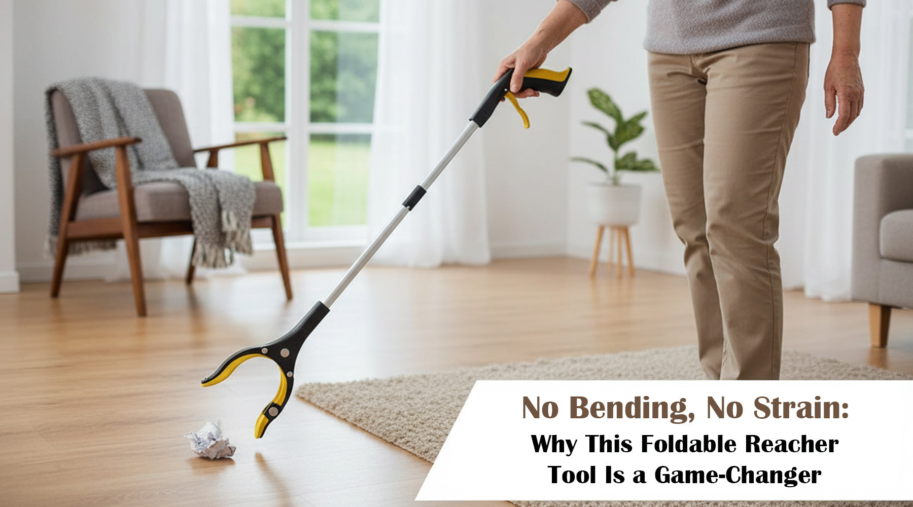 No Bending, No Strain: Why This Foldable Reacher Tool Is a Game-Change ...