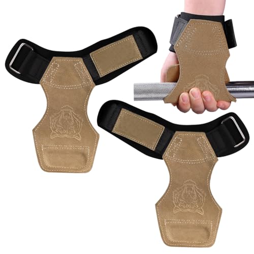 HASTHIP® Weight Lifting Wrist Strap with Padded Support Belt, Anti-Sli ...