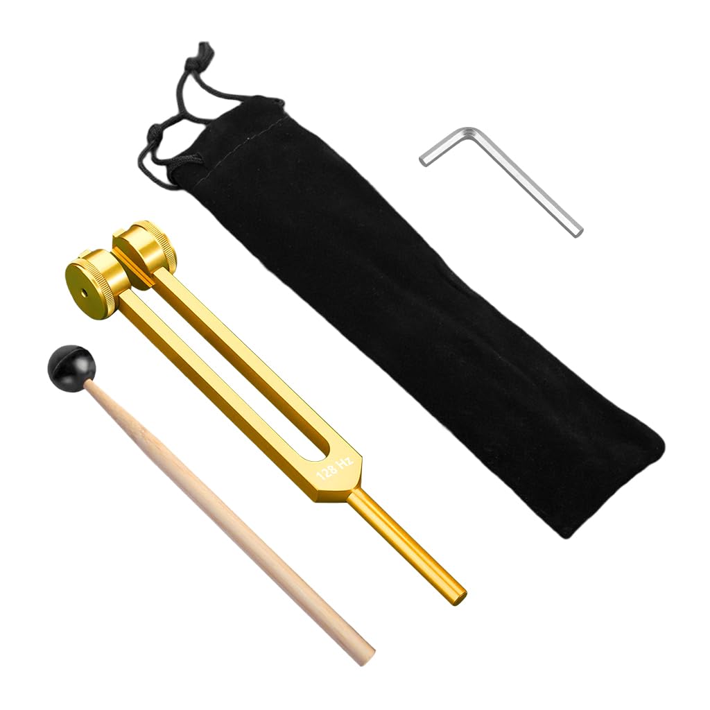 HASTHIP 128Hz Tuning Fork Set for Sound Therapy - Aluminum Alloy– Hasthip