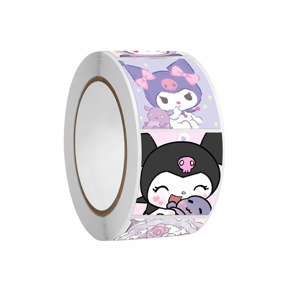 HASTHIP Kuromi Stickers for DIY Crafts - 500 pcs Vinyl Set with 8 ...