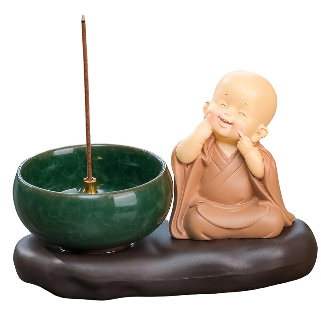 HASTHIP Incense Stick Burner for Meditation and Relaxation with Ash Ca ...