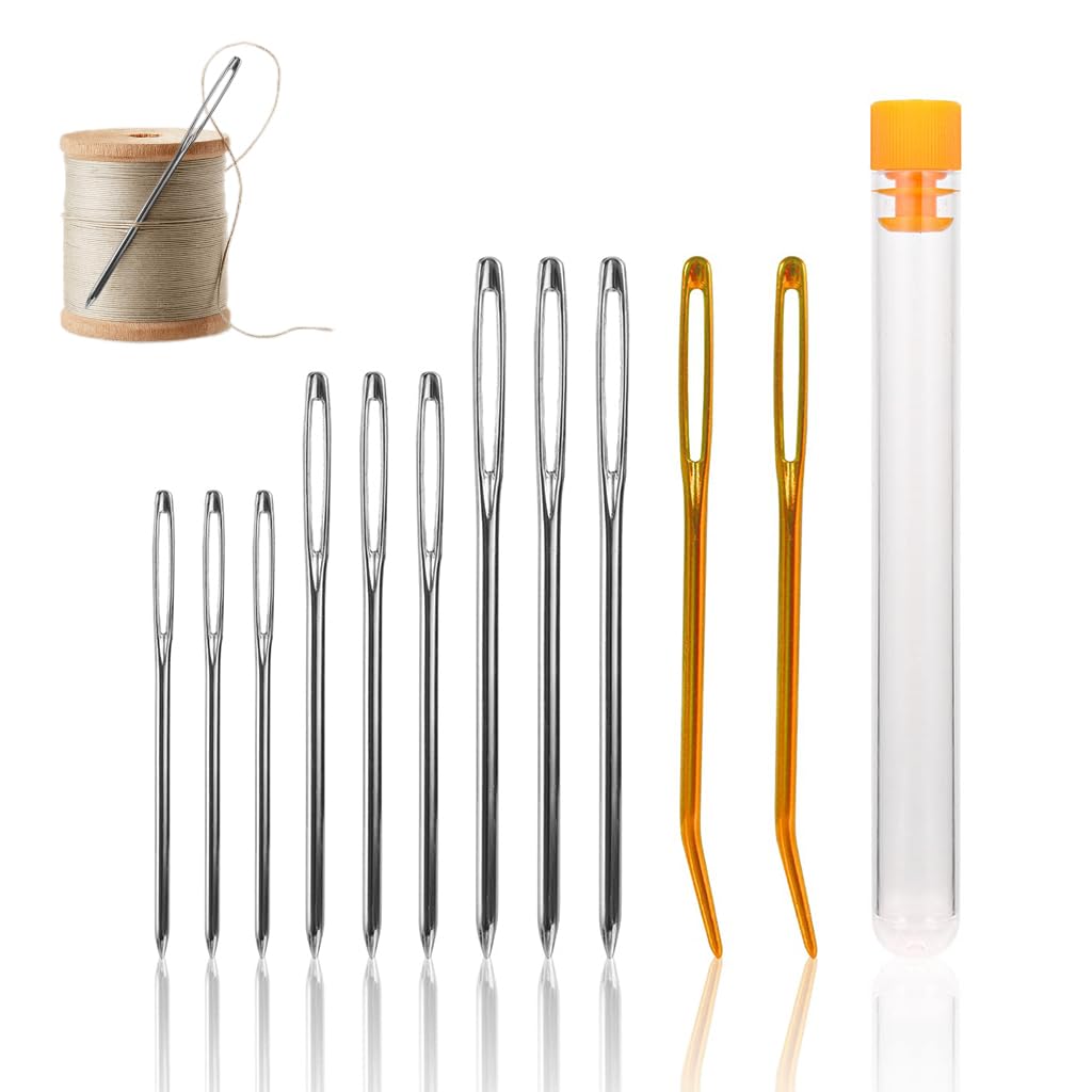 HASTHIP Sewing Needle Kit for DIY and Upholstery with 11 Pieces and Be ...