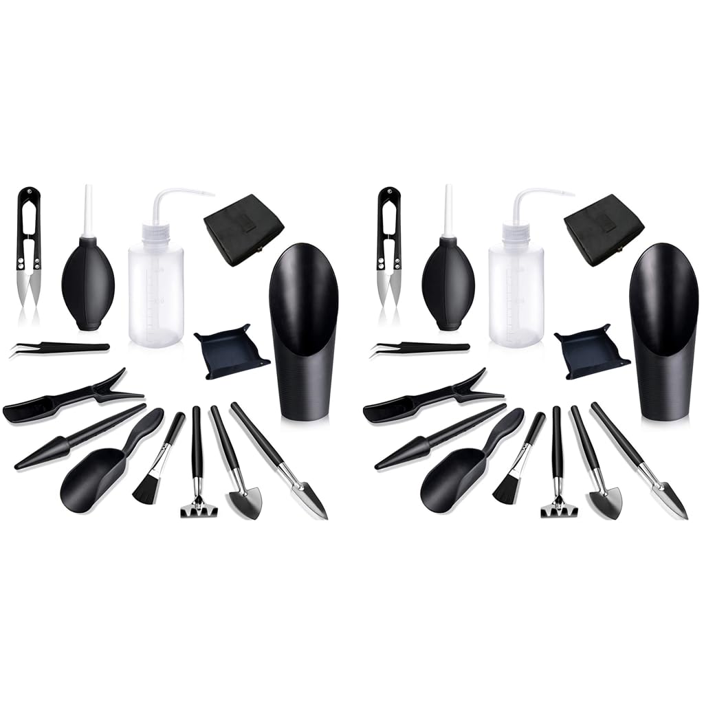 HASTHIP Gardening Tools Kit with 28 pcs Set and Storage Bag for Home P ...