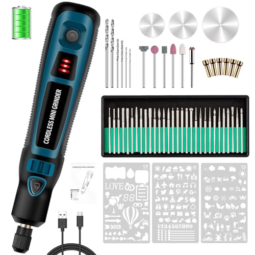 HASTHIP® Electric Engraving Pen Kit with 44 Bits Cordless USB– Hasthip