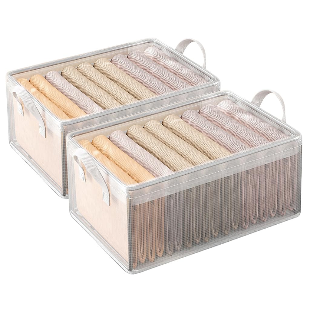 HASTHIP Wardrobe Organizer Box: Steel Frame, PVC Waterproof, Foldable ...
