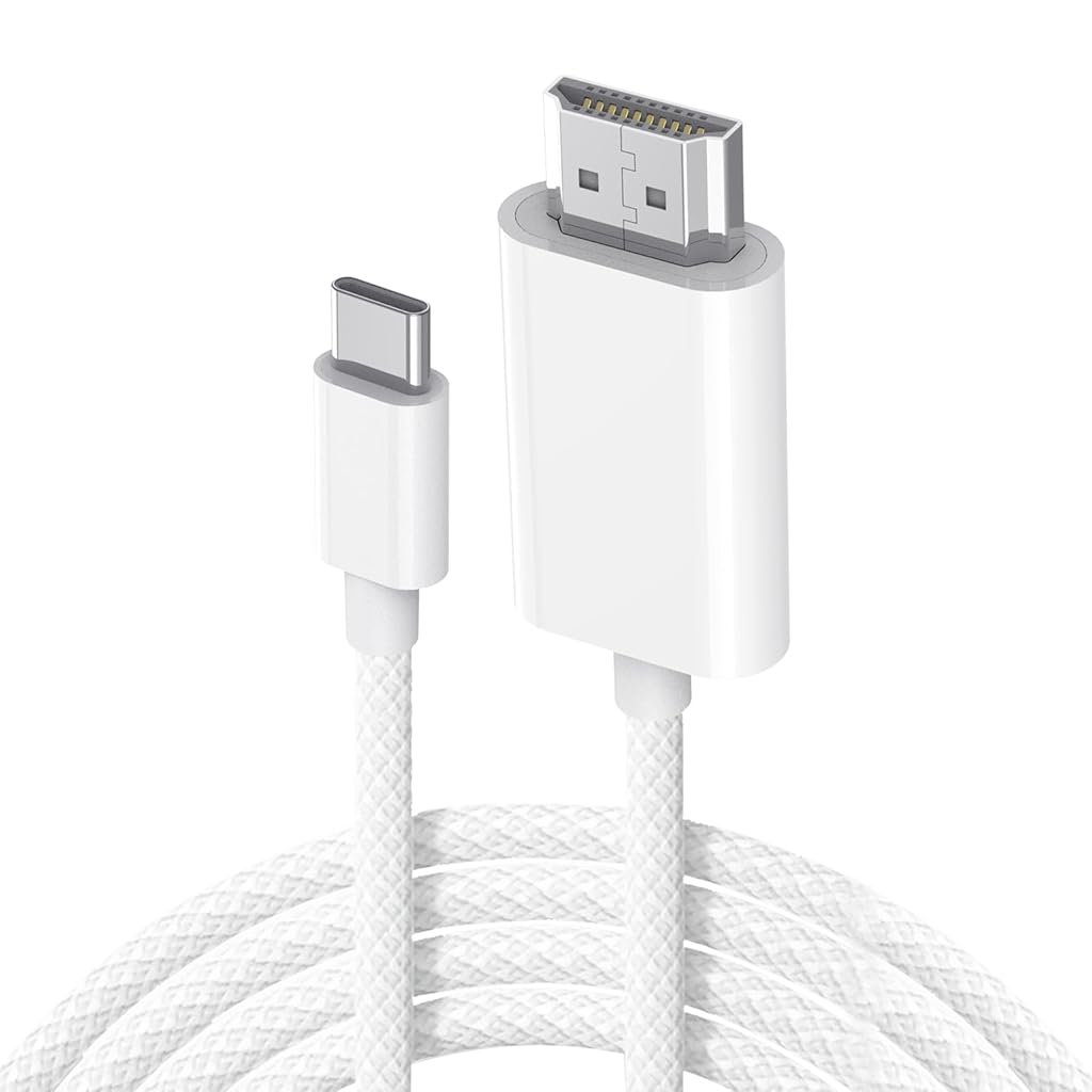 HASTHIP® Cable USB C a HDMI 4K 60 Hz, cable USB tipo C a HDMI trenzado ...