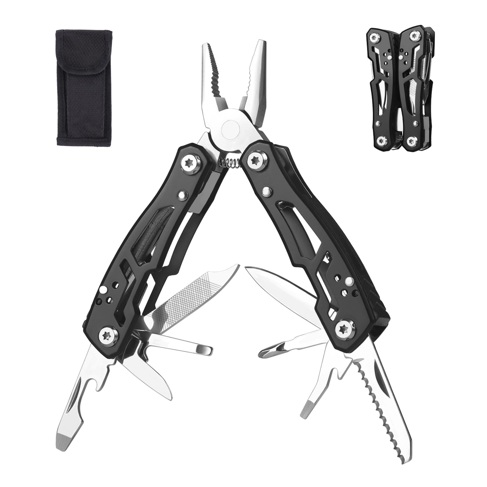 HASTHIP 12 - in - 1 Folding Multi Tool for Keyring– Hasthip