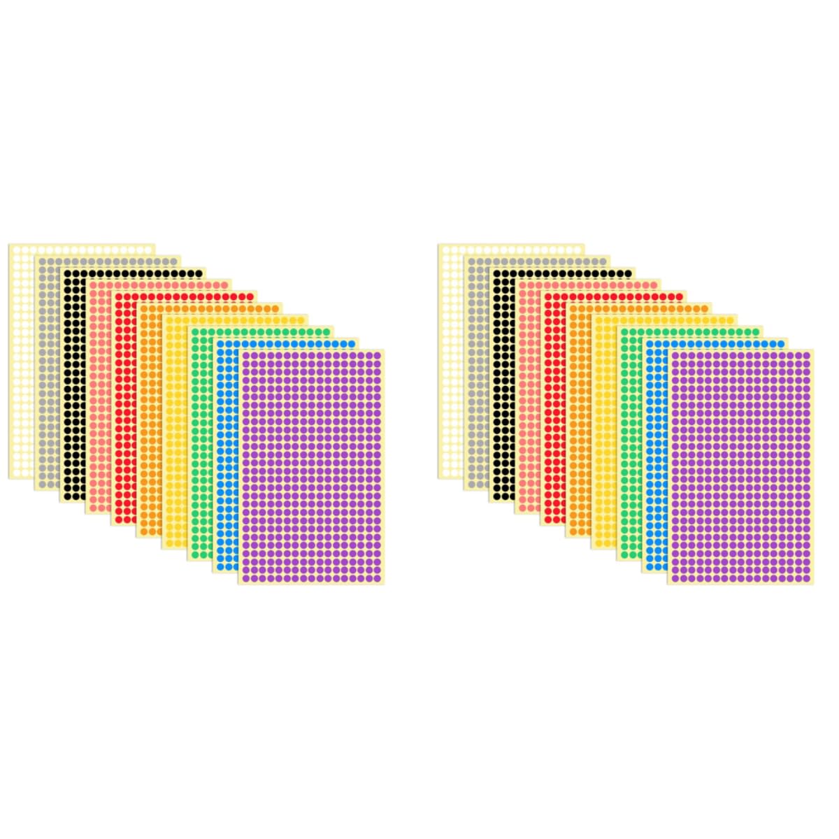 HASTHIP Colored Dot Stickers for Labeling and Inventory Management 10 ...