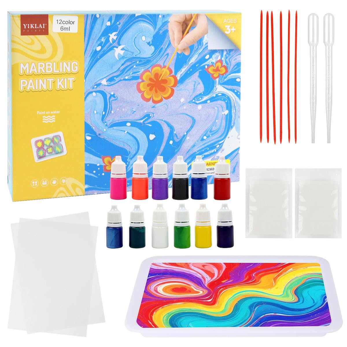 HASTHIP Paper Marbling Art Painting Kit for Kids and Adults– Hasthip